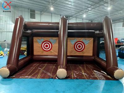 China Factory Commercial Interactive Inflatable Axe Sport Game Inflatable Shot Game for sale