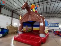 China Customzied Inflatable Horse Theme Jumping House Inflatable Bouncy Castle for sale
