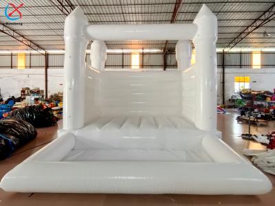 China Manufacturer Inflatable White Wedding Jump Area Inflatable Bouncy Castle for sale