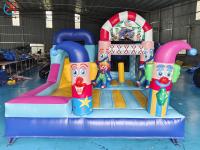 China Factory Inflatable Colorful Candy Inflatable House And Slide Jumping Castle for sale