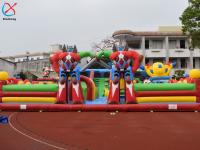China Factory Mickey Pan Themed Inflatable House And Slide Jumping Castle for sale