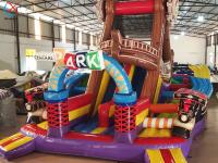 China Inflatable Business Park Theme Huge Inflatable Dry Slides And Slides for sale