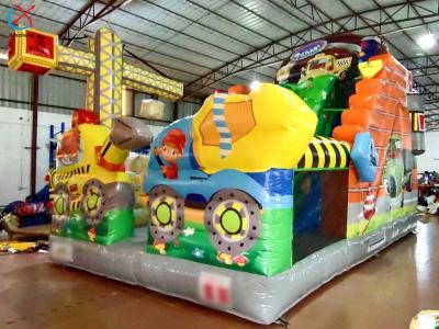 China Factory New Design Children's Bouncy Castle Air Bounce House Slide Inflatable Slide for sale
