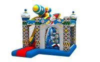 China Full Digital Painting Inflatable Jump House / Kids Blow Up Bounce House Combo for sale