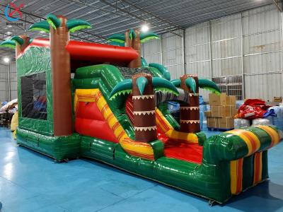 China Factory Commercial Inflatable Coconut Trees Nature Themed Jumping Castle for sale
