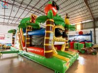 China New Fun Inflatable Pineapple Theme Bouncy Castle Jungle Bounce House for Kids for sale