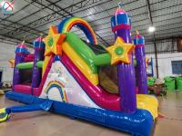 China Manufacturer Inflatable Bouncy House With Slide New Design Unicorn Inflatable Combo for sale