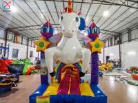 China Manufacturer Inflatable Bouncy House With Slide New Design Unicorn Inflatable Combo for sale