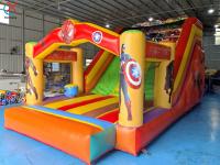 China Factory Commercial Inflatable Slide Spider-Man Inflatable Jumping Castle for sale