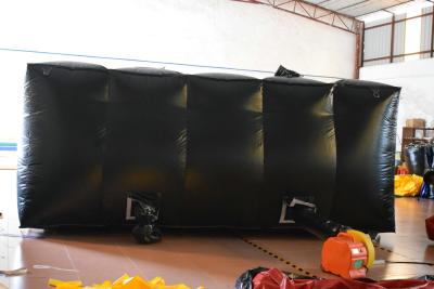 China Exciting Square Black Inflatable Sports Games / Outdoor Inflatable Laser Tag Arena for sale