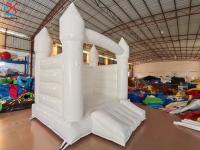 China Manufacturer Inflatable White Wedding Bouncy House Inflatable Jumping Castle For Kids for sale
