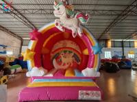 China Commercial Inflatable Unicorne Jump Bouncy Castle Inflatable Bouncer For Kids for sale