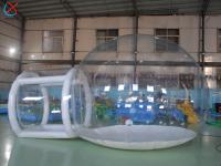 China Factory Inflatable Bubble Tent with Tunnel Inflatable Transparent Bubble Tent for sale