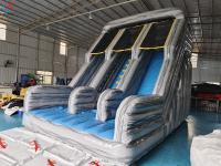 China Factory Inflatable Slide Castle Inflatable Double Dry Slides For Kids And Adults for sale