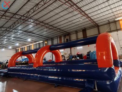 China Commercial Inflatable Water Slide Inflatable Summer Slip Slides With Pool for sale