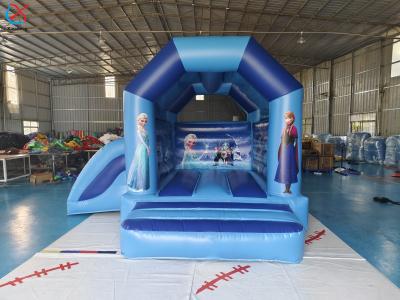 China Suppiler Inflatable Frozen Princess Elsa Bouncy House With Slide Combo for sale