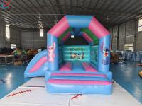 China Commercial Inflatable Lilo & Stitch Bouncy House With Slide Combo for sale