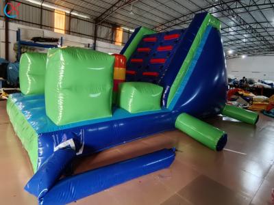 China Commercial PVC Inflatable Interactive Game Obstacle Course Castle For Kids for sale