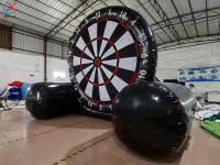 China Inflatable Football Shoot Target Inflatable Soccer Dart Board Sport Game for sale