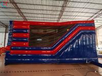 China Factory Inflatable Spiderman Bounce House With Slide Combo Inflatable Castle for sale