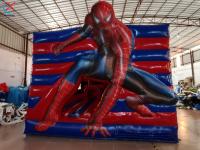 China Factory Inflatable Spiderman Bounce House With Slide Combo Inflatable Castle for sale