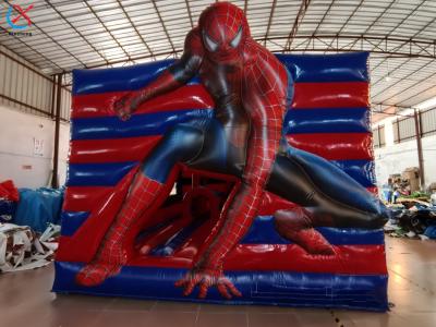 China Factory Inflatable Spiderman Bounce House With Slide Combo Inflatable Castle for sale