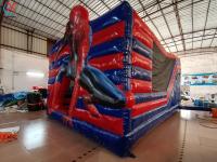China Factory Inflatable Spiderman Bounce House With Slide Combo Inflatable Castle for sale