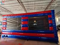China Factory Inflatable Spiderman Bounce House With Slide Combo Inflatable Castle for sale
