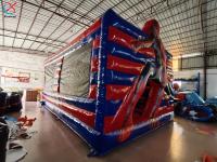 China Factory Inflatable Spiderman Bounce House With Slide Combo Inflatable Castle for sale