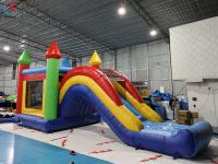 China Commcercial Colorful Inflatable Combos Inflatable Bouncy House With Slide Castle for sale