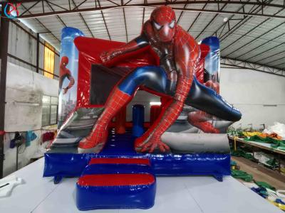 China Indoor Inflatable Bounce House Spider-man Inflatable Jumping Castle For Kids for sale
