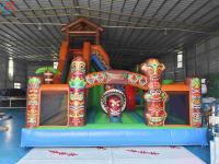China Inflatble Exotic Bouncy House With Internal Slide Combo Jumping Castle for sale