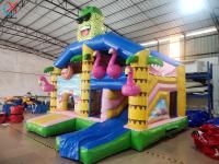 China Custom Alliance Unicorn Inflatable Bouncy Castle PVC Tropical Jumping Castle for sale
