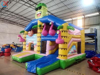 China Custom Alliance Unicorn Inflatable Bouncy Castle PVC Tropical Jumping Castle for sale