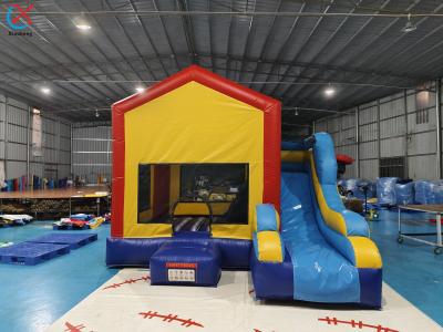 China Factory Moonwalk Inflatable Bouncer Jumping Castle Bounce House Combo With Slide for sale