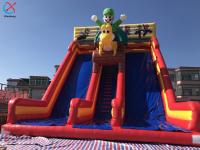 China Commercial Inflatable Super Mario Dry Slide Inflatable Double Slides For Outdoor for sale