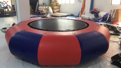 China Supplier Inflatable Water Games Inflatable Water Floating TrampolineWith Pump for sale