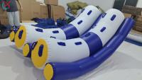 China Factory Inflatable Water Games Durable PVC Thick Inflatable Floating Seesaw for sale
