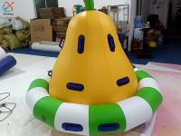 China Airtight Inflatable Gyro Games Inflatable Snow Pear Model Water Seesaw Trampoline for sale