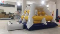 China Supplier Floating Inflatable Water Climbing Tower Toys with Blob and Slide for sale