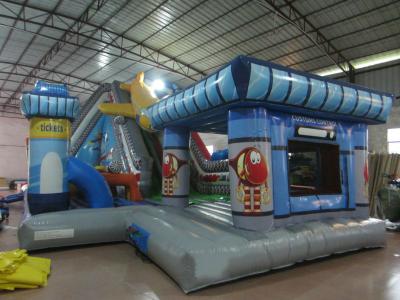 China Waterproof Airplane Themed Inflatable Fun City For Children With CE EN14960 UL for sale