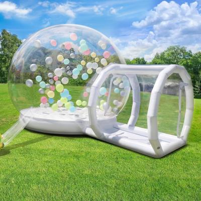 China Transparent PVC Waterproof Inflatable Bounce House with 3-Year Warranty and CE Blower Included for sale