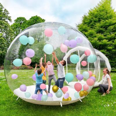 China Customized Color Inflatable Bubble Tent with 0.65mm PVC Tarpaulin and 3 Years Warranty for sale