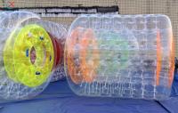 China Factory LED Light PVC Roller Tube Roller Ball Game Inflatable Body Zorb Ball for sale