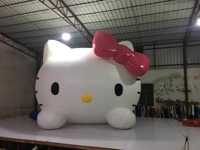 China Customized Parties And Events Inflatable Advertising Signs Hello Kitty Blow Up Cartoon for sale
