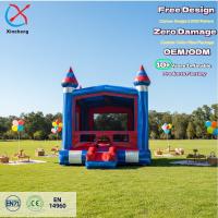 China Inflatable Castle Party Rental Outdoor Blue Bounce Jumping Bouncy House PVC Inflatable Bouncing Jumper Inflatable Castle Bouncer for sale
