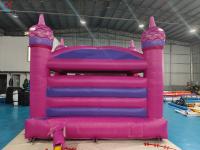 China Factory Inflatable Bounce House Pink Color Princess Girls Inflatable Castle for sale