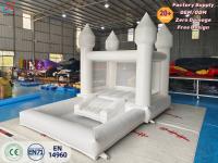 China Manufacturer Inflatable White Wedding Bouncy House Inflatable Castle For Kids for sale