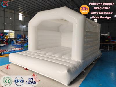 China Commercial Wedding White Castle Inflatable Bounce House 5m For Party for sale