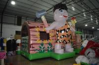 China Big Cartoon Bouncy Castle Full Printing / Inflatable Indians Jump Bounce House Combo for sale